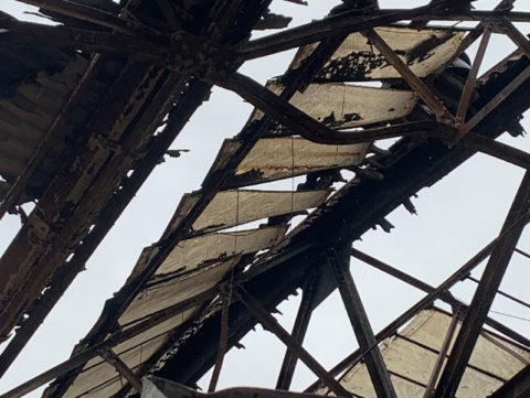 What are the dangers of asbestos exposure following a fire