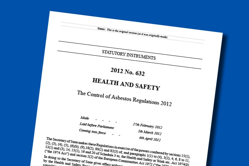 What Are The Current Control Of Asbestos Regulations 2012 Car 2012