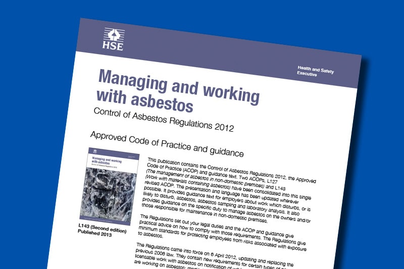 What Are The Current Asbestos Regulations For Approved Code Of Practice